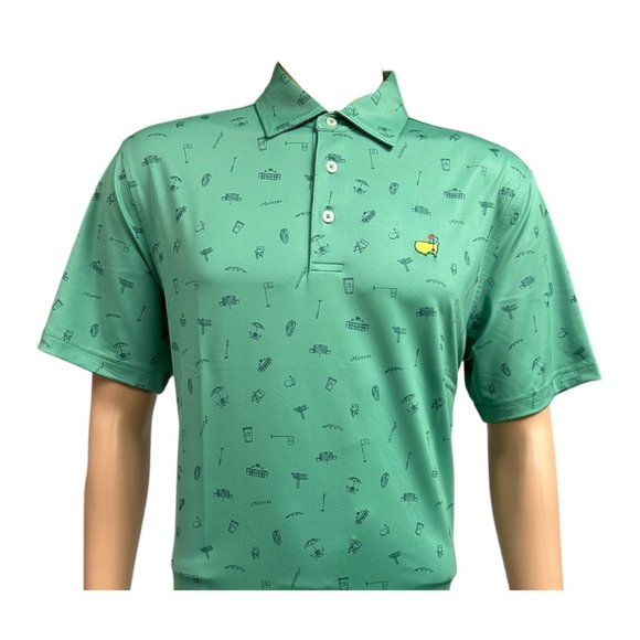 Masters | Shirts | Nwt 223 Masters Performance Tech Green Augusta Icon ...